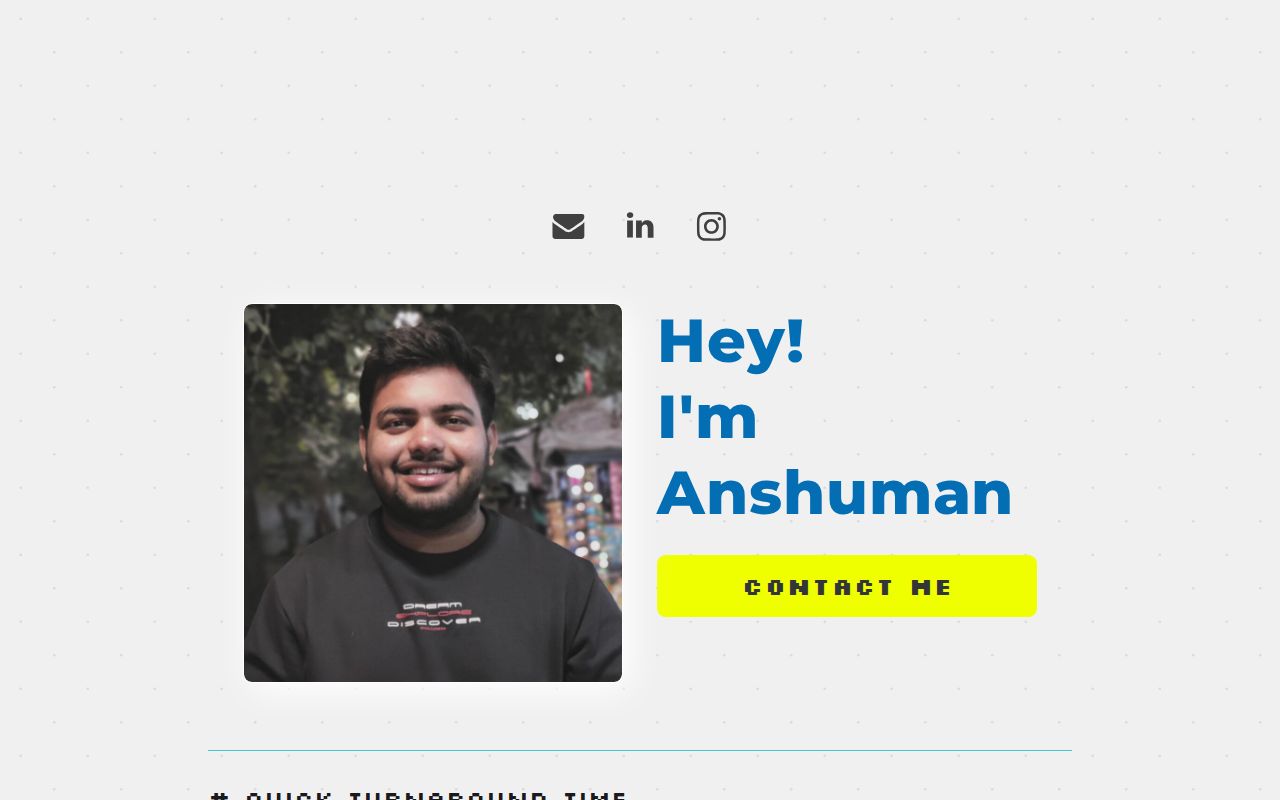 Anshuman's Portfolio